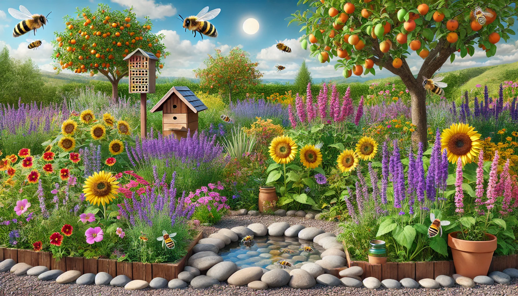 How to Create a Garden to Attract Bees and Encourage Pollination ...